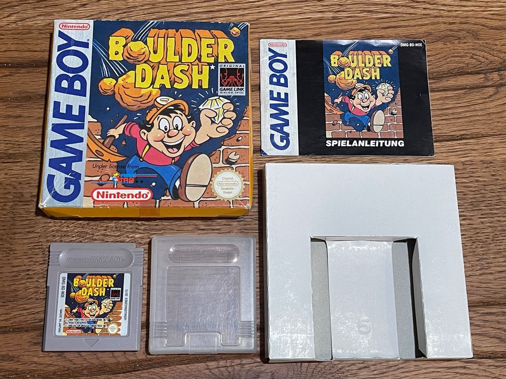 Boulder Dash Game Boy Spiel Klassiker OVP und Anleitung (Gebraucht) in ...