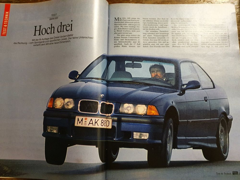 AMS 3/93 Jaguar XJR Mercedes 600 SEC Range Rover 850i M3 xa | Kaufen ...