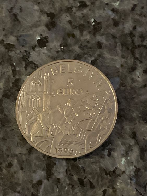 Münze Belgien 5 Euro 1996 (Neu (gemäss Beschreibung)) in Schlossrued ...
