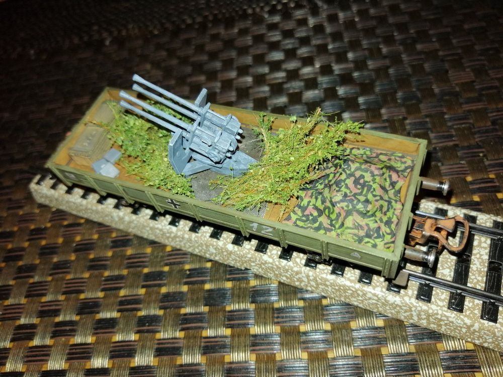 MÄRKLIN - WWII FLAKWAGEN - UNIKAT NEU H0 (Neu (gemäss Beschreibung)) in ...