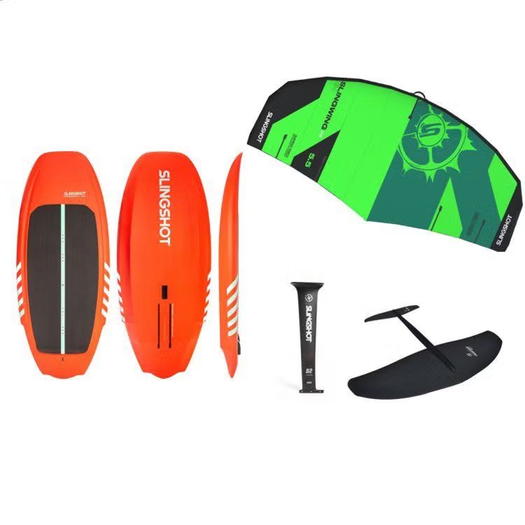 Slingshot Wing Foil Set 4.5m Wing, Board 120lt + Foil (Neu und ...