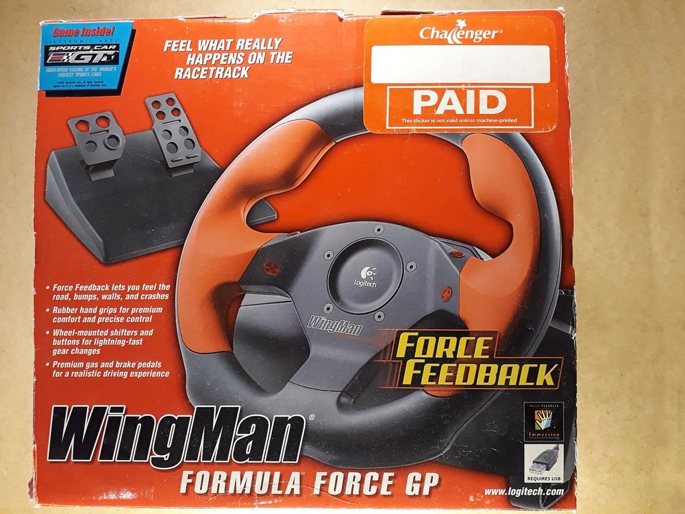 Logitech Formula Force GP with force feedback, Windows 10 (Gebraucht) in CHOËX für CHF 15 – mit ...