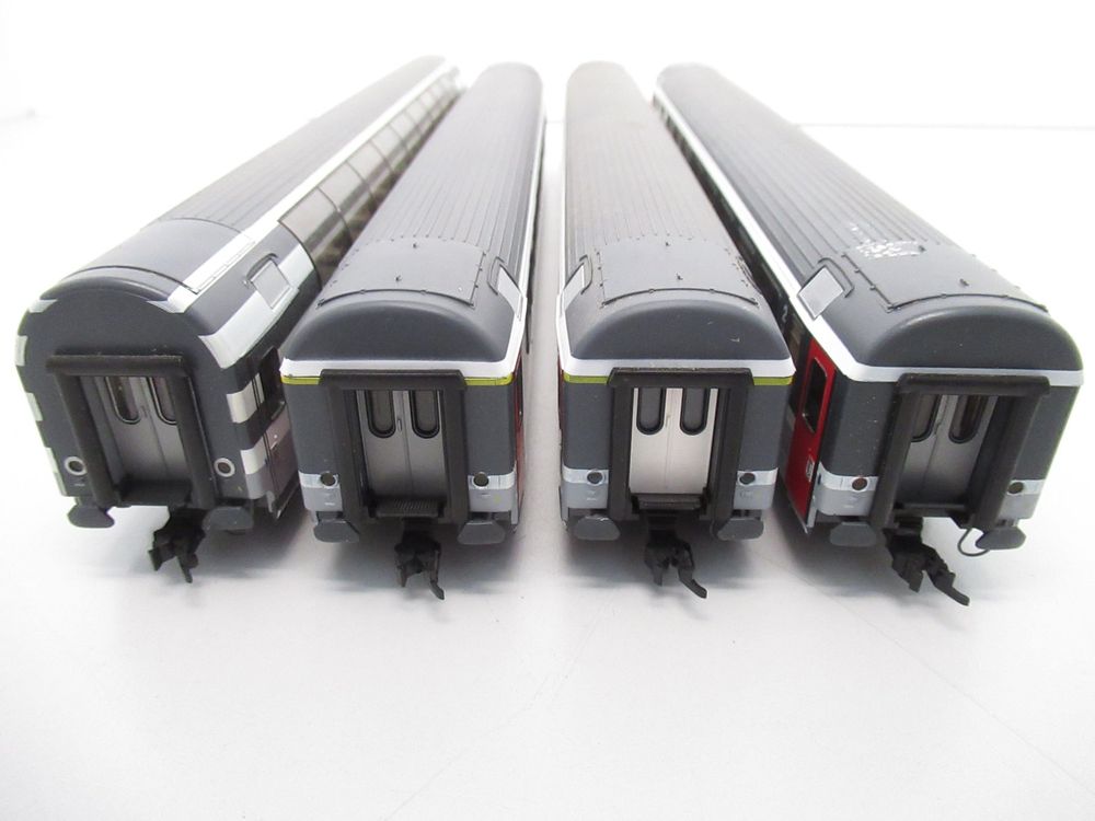 Roco SBB 3 x Eurocity, 1 x Panoramawagen, Beleuchtung, DC H0 (Gebraucht ...