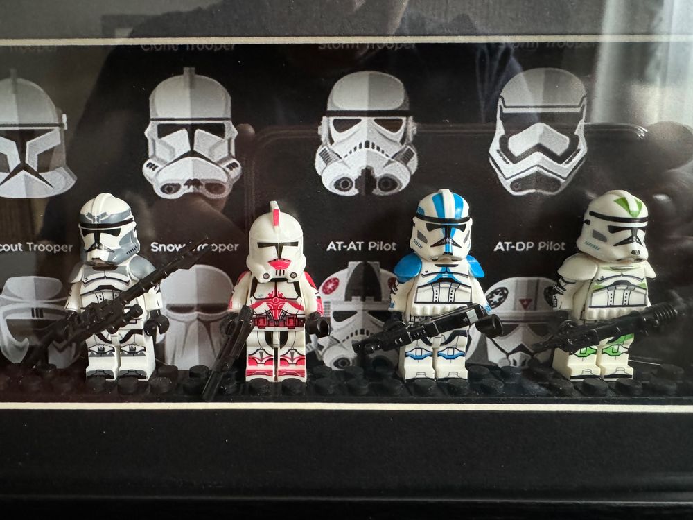 Custom made Lego Star Wars Heroes Clone troopers frame (Neu und ...