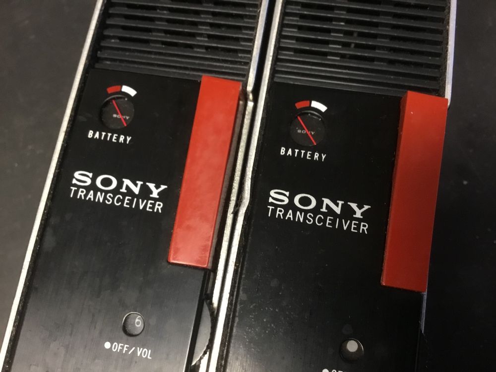 SONY Transceiver CB-147W Walkie-Talkies 2 Stück Vintage (Gebraucht) in ...