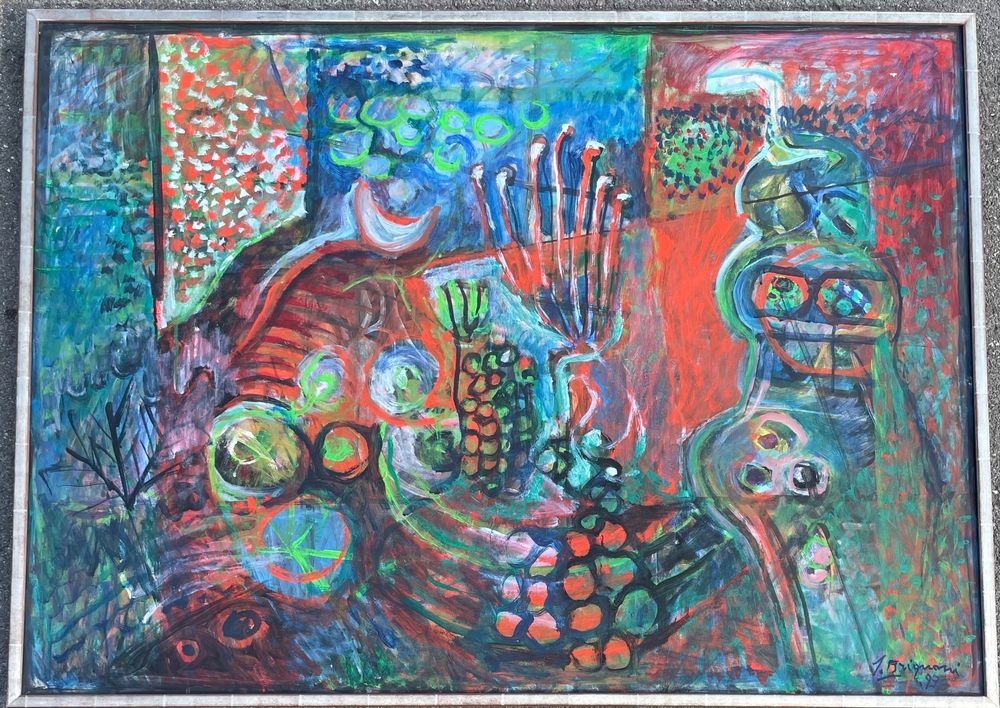 Serge Brignoni (1903-2002) grosses Gemälde (Gebraucht) in Root für CHF ...