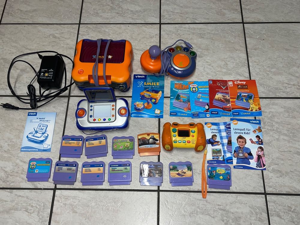 Vtech 11 Spiele,V Smile, VSmile Cyber Pocket, Vtech Kidizoom | Kaufen ...