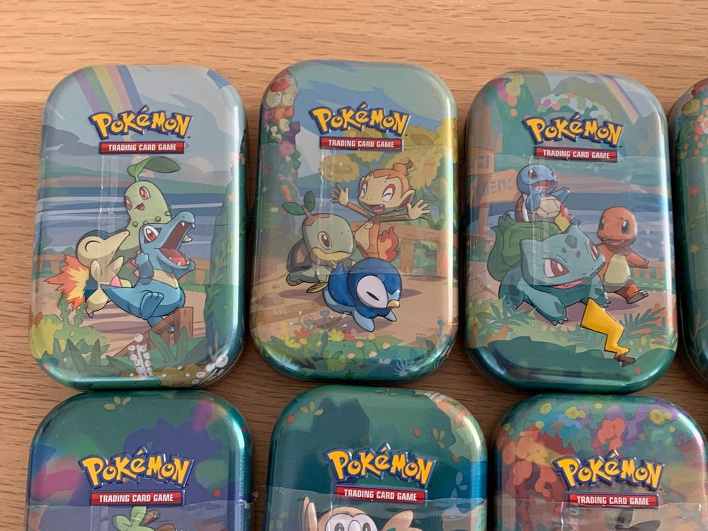 8x Pokemon Celebrations Mini Tins Deutsch Sealed | Kaufen auf Ricardo