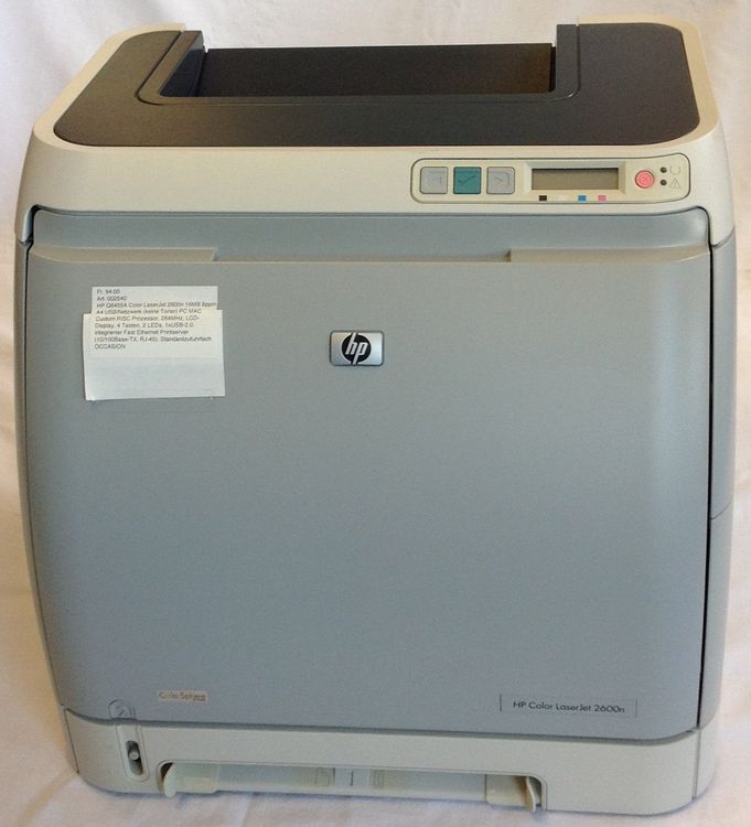 HP Q6455A Color LaserJet 2600n 16MB 8ppm A4 USB/Netzwerk (Gebraucht) in ...