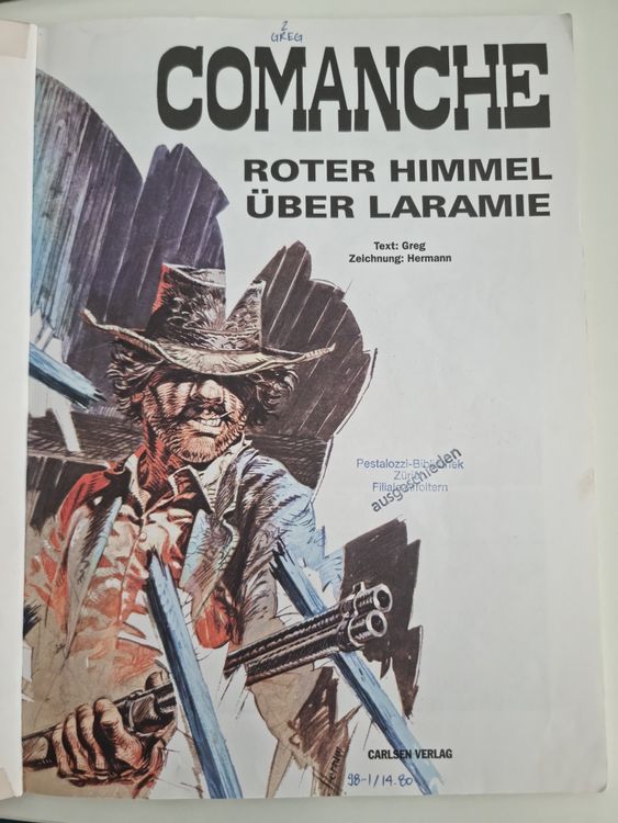 Comanche - Roter Himmel Über Laramie (Gebraucht) in Affoltern am Albis für CHF 1 – mit Lieferung ...