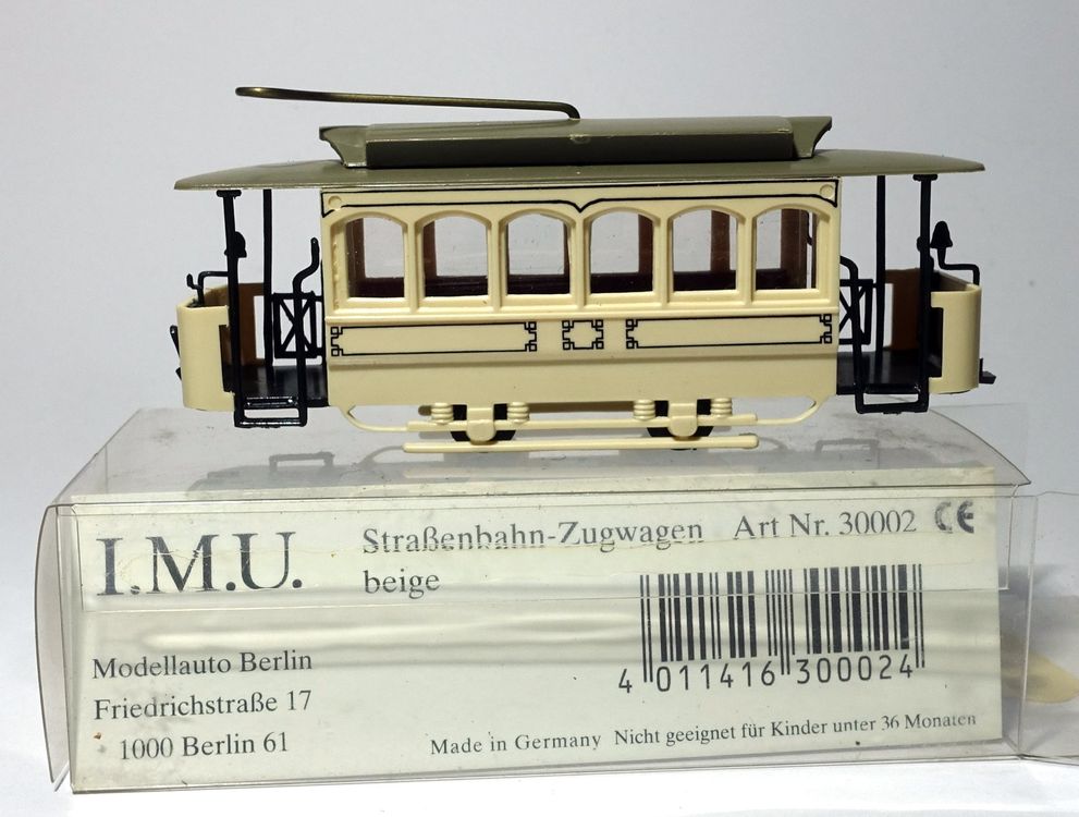Straßenbahn Zugwagen IMU 1:87 H0 OVP selten (Gebraucht) in ...