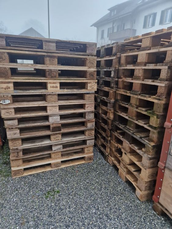 130 Europaletten (Gebraucht) in Oberhasli für CHF 495 – nur Abholung auf Ricardo kaufen