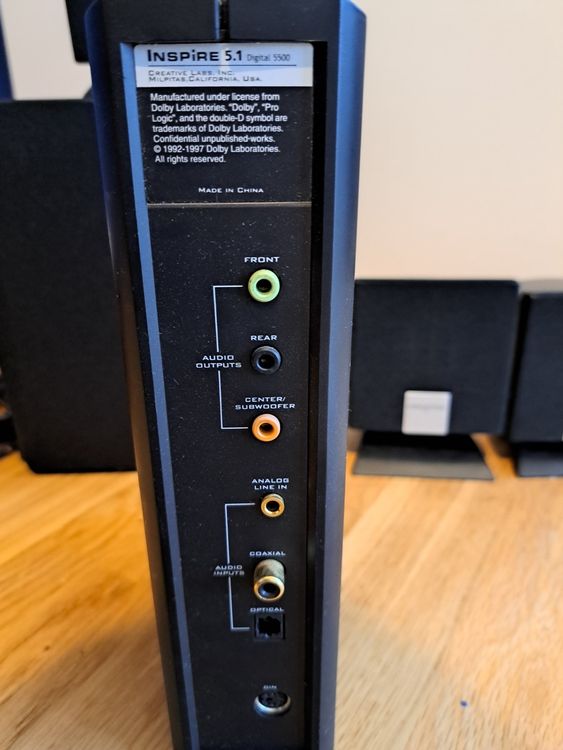 Soundsystem creative inspire 5.1 digital 5500 zu verkaufen | Kaufen auf Ricardo
