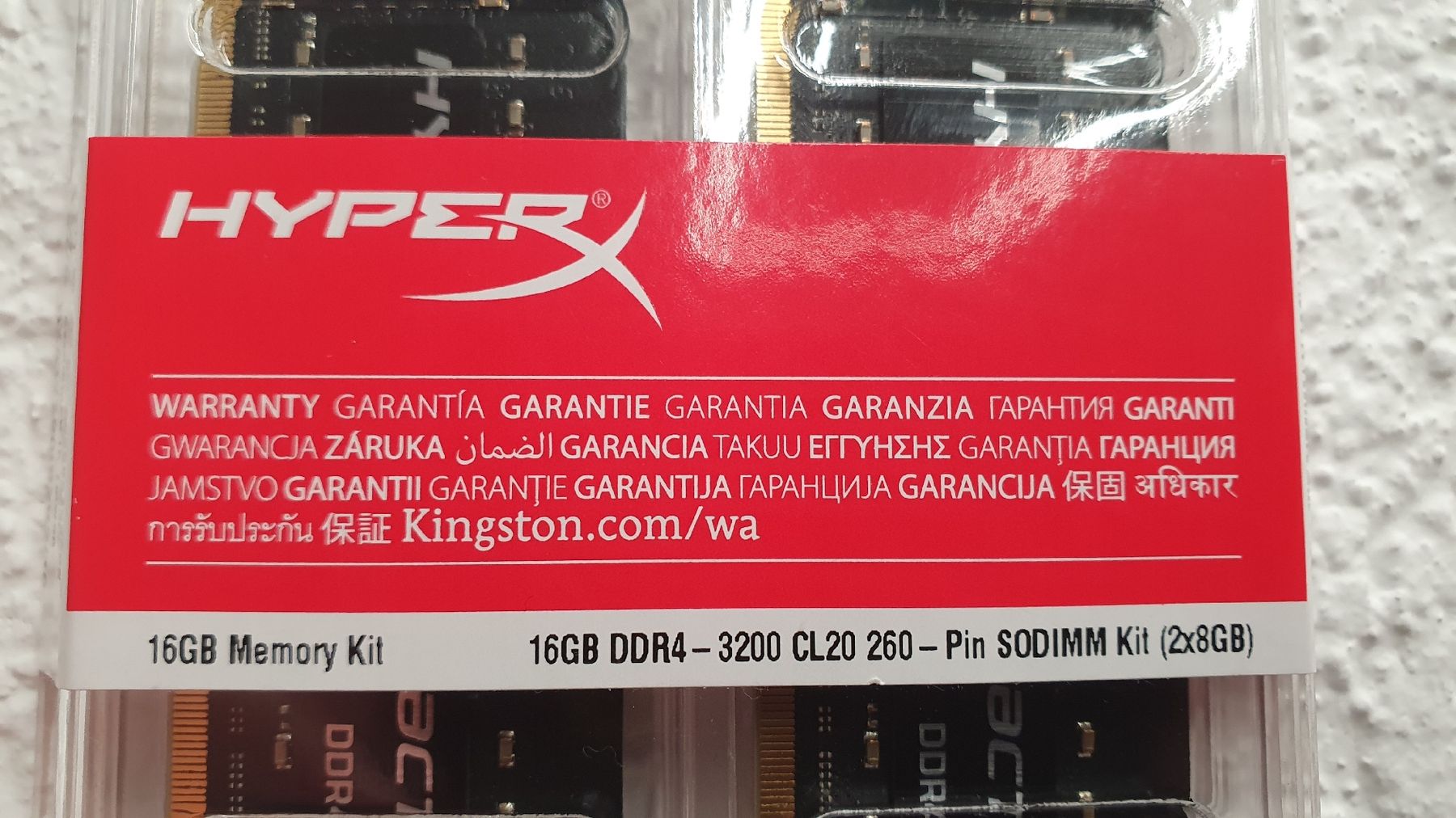 Kingston HyperX Impact 16GB (2x8GB) DDR4 3200MHz CL20 SODIMM (Neu und ...