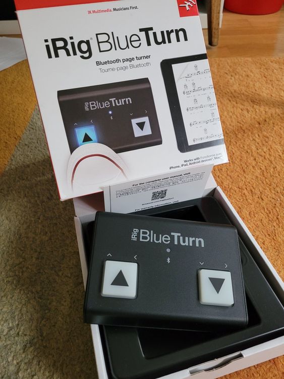 iRig Blue Turn, Fusscontroller, Fernbedienung (Neu (gemäss Beschreibung ...