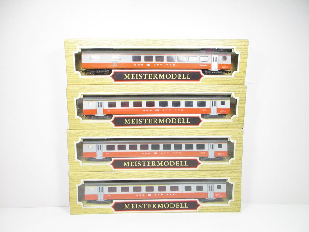 Liliput H0 SBB Personenwagen *SWISS EXPRESS* Set mit 4 Wagen | Kaufen auf Ricardo