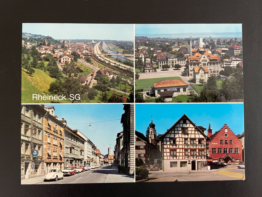 AK SG Rheineck mit Autobahn und Teilansicht | Kaufen auf Ricardo