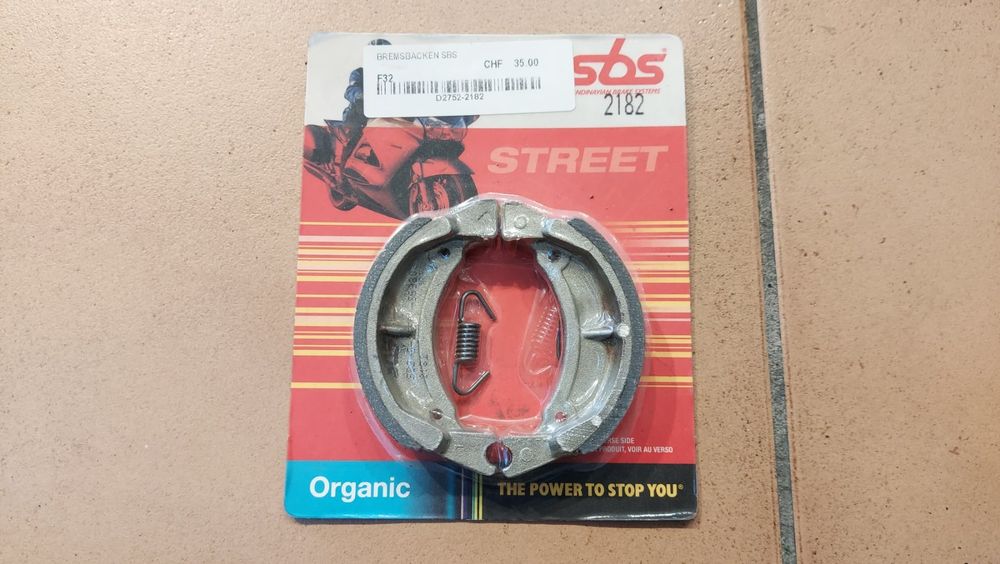 Yamaha Bremsbeläge / Bremsbacken D2752-2182 YZ 80 (Gebraucht) in ...