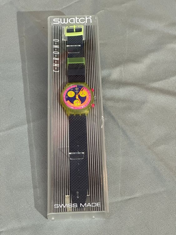 Swatch «Chrono» GRAND PRIX, SCJ101, Originalverpackung (Neu und originalverpackt) in Rümligen ...