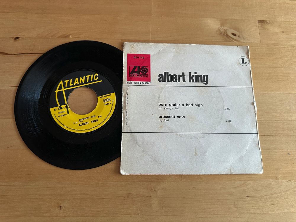 ALBERT KING rare Born under a bad sign Singles Blues Kult (Gebraucht ...