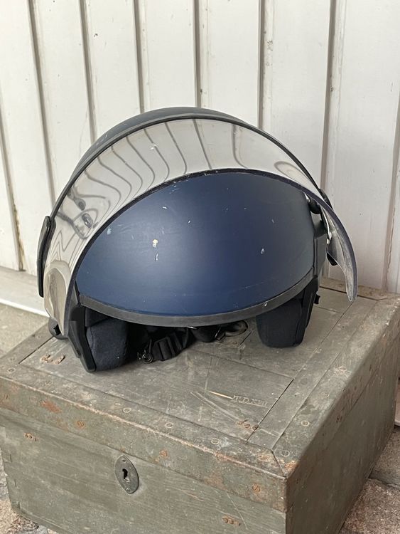 Polizei Helm Sondereinsatzkomando SEK # Militär Stahlhelm wk (Gebraucht ...