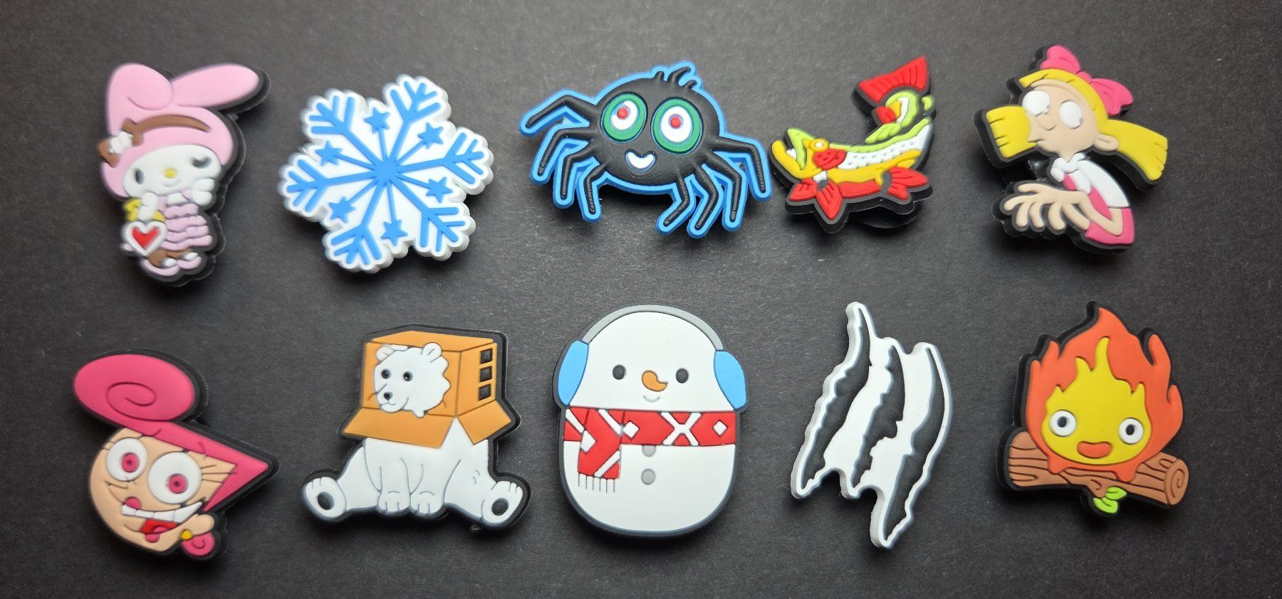 Crocs Pins Deko – 10 Stück bunt und originell (Neu (gemäss Beschreibung ...