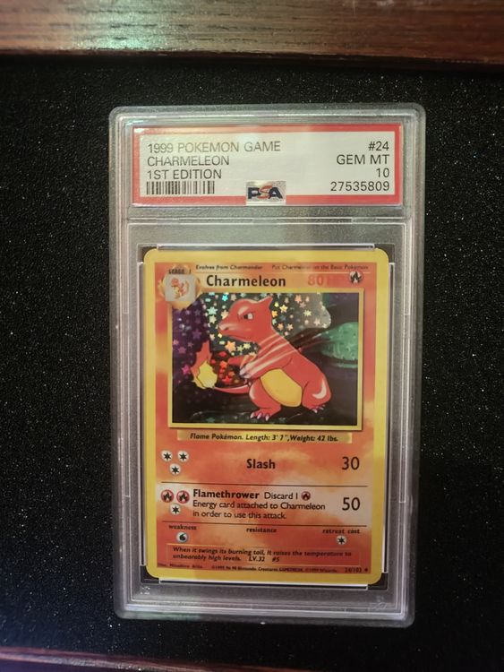 Pokémon 1999 Base Set – Charmeleon – 1st Edition – Holo – PS (Neu und ...