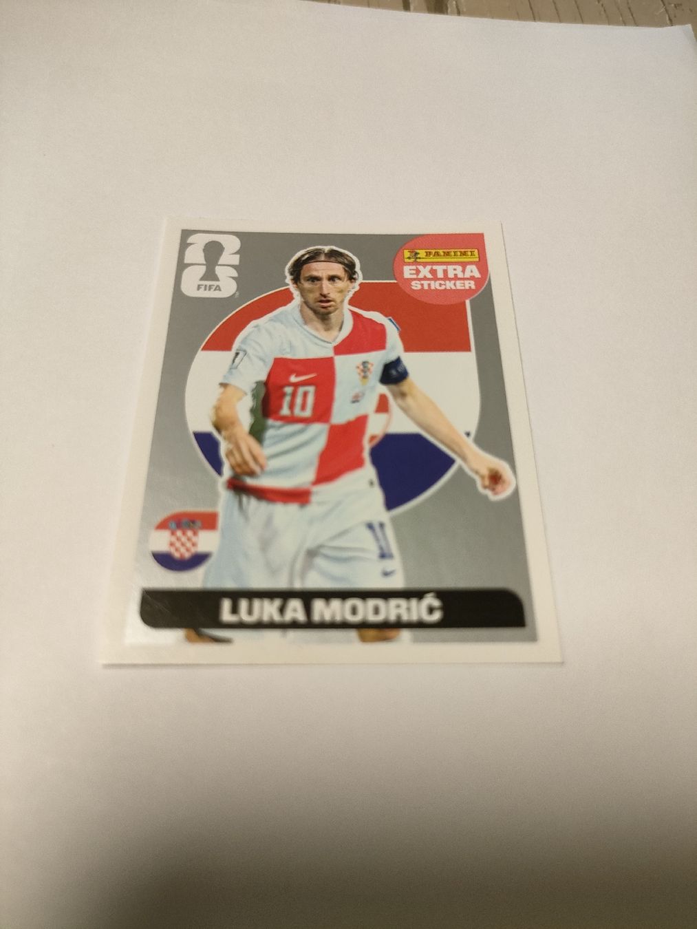 Panini WM 2026 Sticker Luka Modric Kroatien Extra-Sticker (Neu (gemäss ...