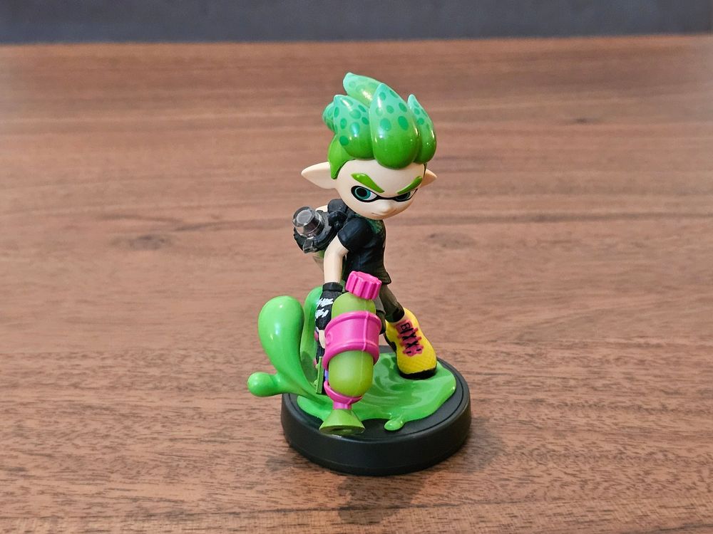 Splatoon 2 - Inkling Boy (Neon Green) Amiibo / Wie Neu | Kaufen auf Ricardo