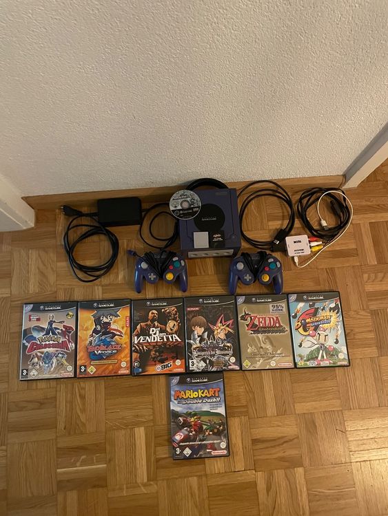 Nintendo Game Cube mit 8 Spielen und 2 Controller Original (Gebraucht ...