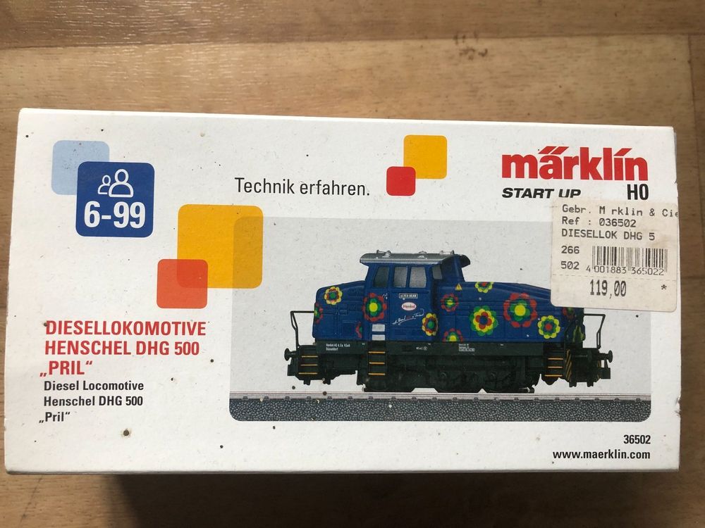 Märklin Diesellok Henschel DHG 500 Prill (Gebraucht) in Rain für CHF 45 – mit Lieferung auf ...