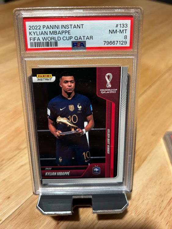 Mbappe Instant Card PSA 9 Golden Boot FIFA World Cup 2022 (Neu und ...