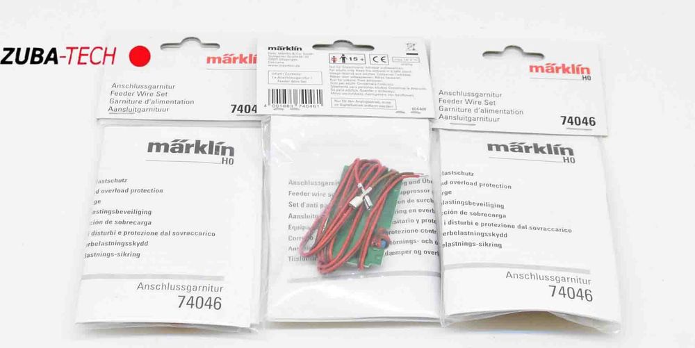 Märklin 3x 74046 C-Gleis Anschlussgarnit. mit Funkentstörung | Kaufen ...