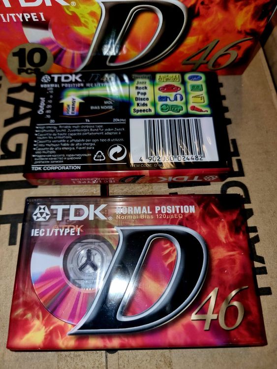 10 TDK "D46" 💥 rares en version 46m.!💥 (Neu und originalverpackt) in LAUSANNE für CHF 29 – mit ...