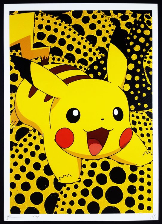 Death NYC Graffiti Pop Art Druck " Kusama Pokémon Pikachu | Kaufen auf ...