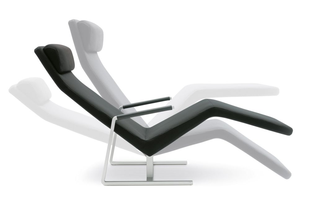 Team by Wellis - MaRe Designer-Liege in Leder anthrazit | Kaufen auf ...