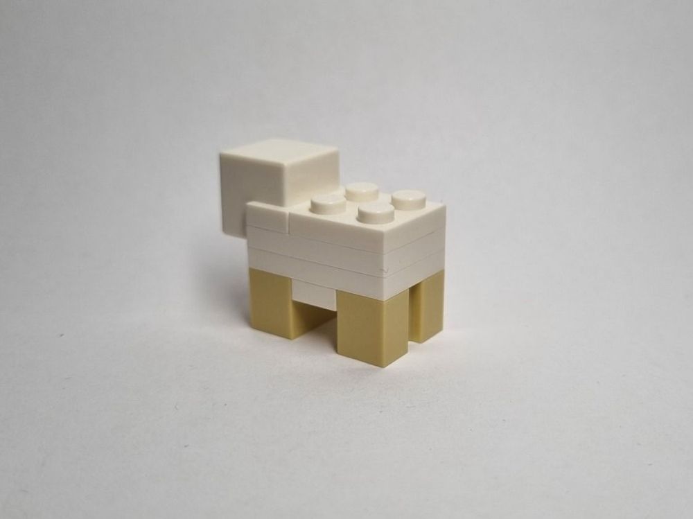 LEGO Minecraft minesheep01 White Minecraft Sheep (2) (Gebraucht) in ...