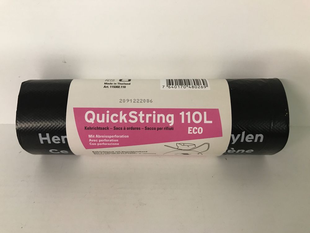 Kehrichtsack mit Verschlussband 1 Rolle / 110l /10Stk. (Neu (gemäss Beschreibung)) in Heerbrugg ...