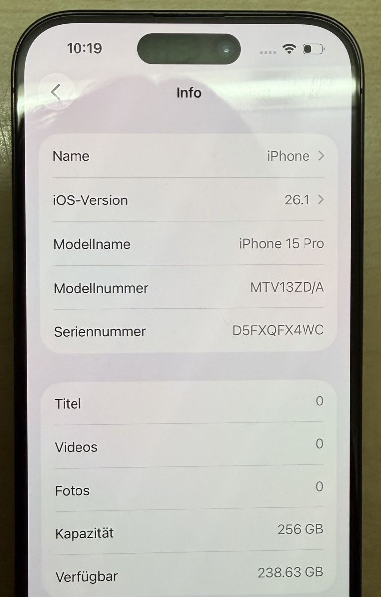 iPhone 15 Pro 256 GB – Top Zustand, voll funktionsfähig (Gebraucht) in ...