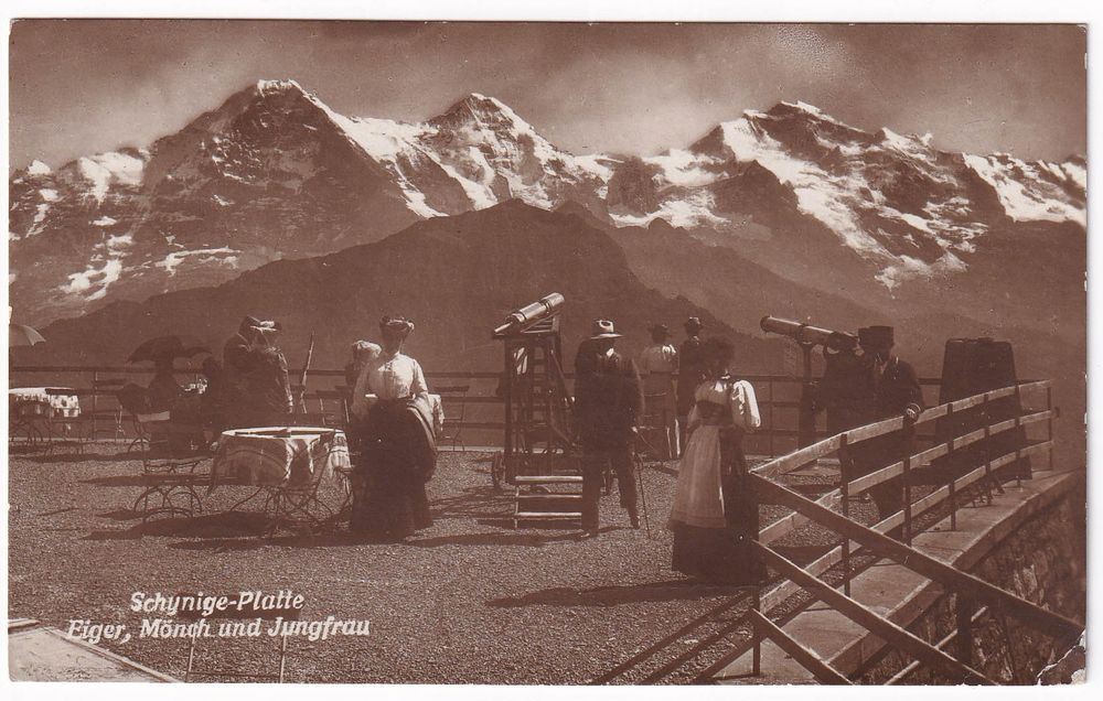 Schynige-Platte Eiger, Mönch und Jungfrau. 1923 (Gebraucht) in Cormoret für CHF 1.6 – mit ...