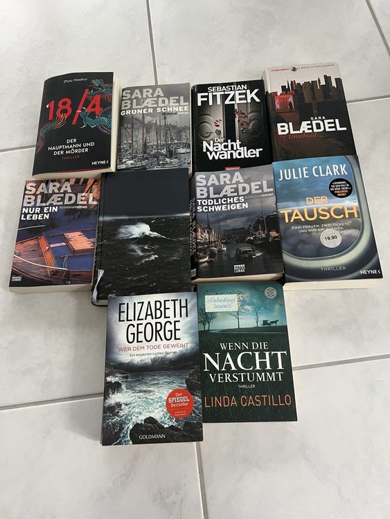 10 Krimis/Thriller/ Romane im Paket! (Gebraucht) in Uster für CHF 25 – mit Lieferung auf Ricardo ...