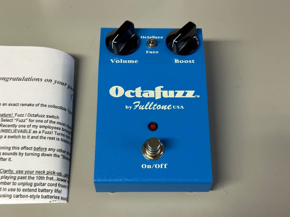Fulltone Octafuzz Pedal Sound von Hendrix und Vaughan USA | Kaufen auf ...