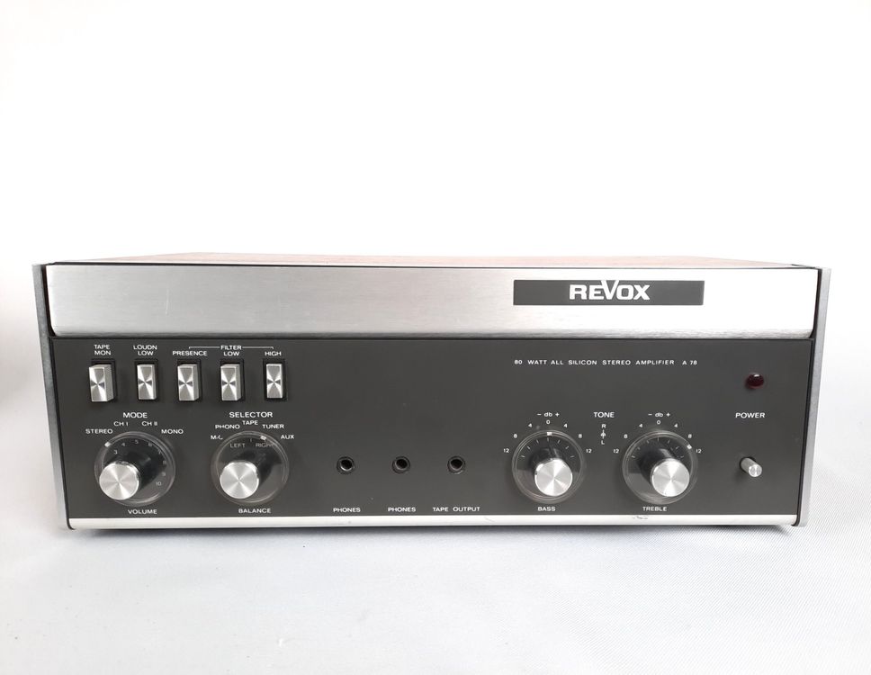 REVOX Amp. A78, Tuner A76, Boxen Forum B MK II (Gebraucht) in Beinwil am See für CHF 199 – nur ...