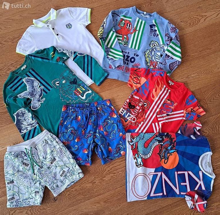 Kenzo Traumset 134 140 8 Teile Sommer Exklusives Set (Gebraucht) in ...