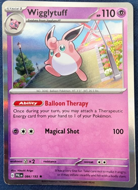 Pokemon Paldea Evolved Wigglytuff 084/193 EN | Kaufen auf Ricardo