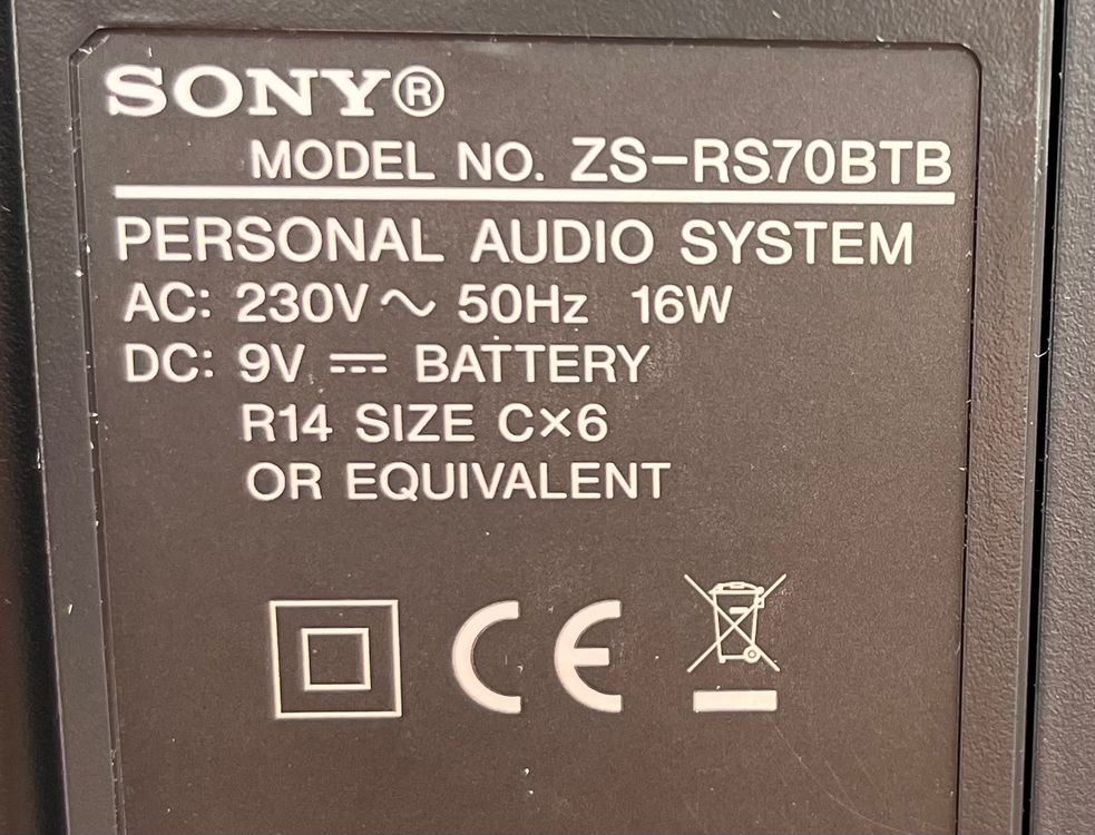 Sony DAB Radio, CD, MP3, Bluetooth Player (2. Gerät) | Kaufen auf Ricardo
