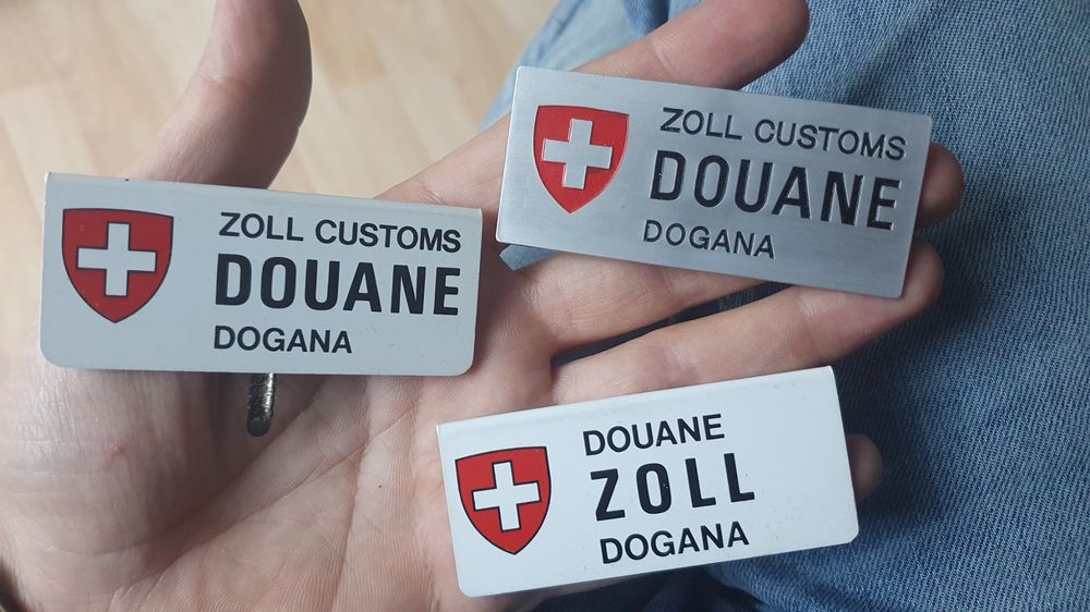 Badge Zoll Douane - police patch (Gebraucht) in für CHF 45 – mit ...