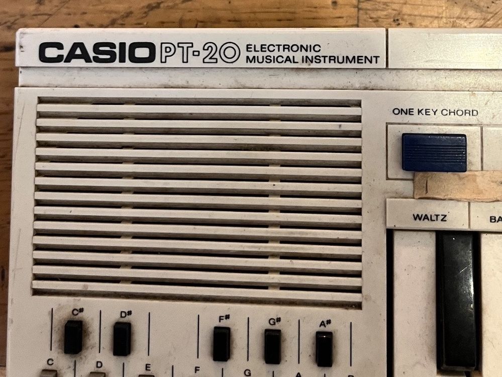 Vintage Casio Pt-20 Electronic Keyboard | Kaufen auf Ricardo