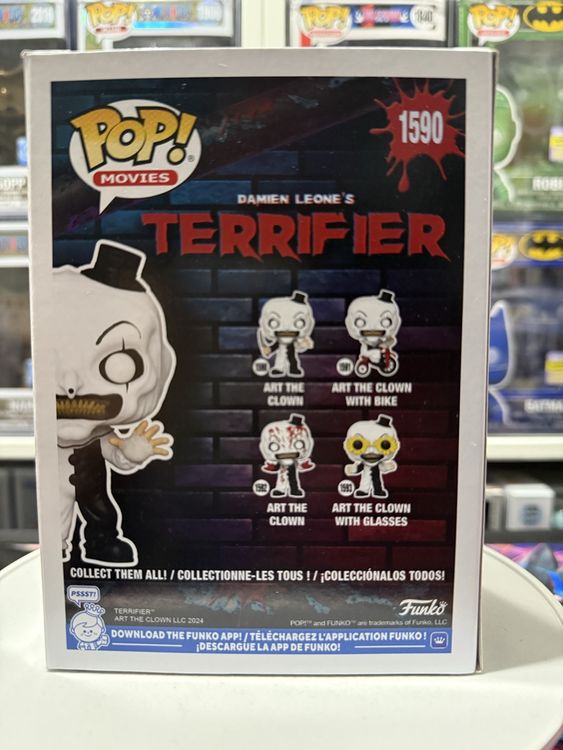 Terrifier Art the Clown Funko Pop! #1590 - Horror Icon! (54) (Neu ...