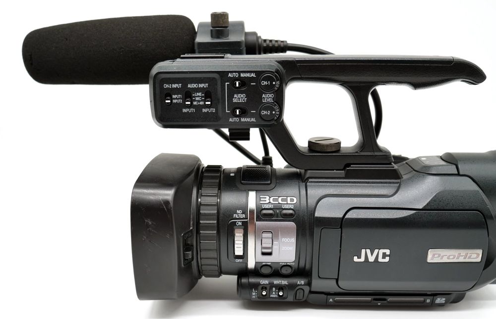 JVC GY-HM100E FULL HD Camcorder, 10x opt. Zoom, 3CCD (Gebraucht) in ...
